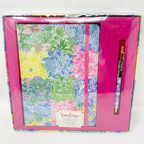 Lilly Pulitzer | Other | Lilly Pulitzer Journal With Pen Gift Set ...